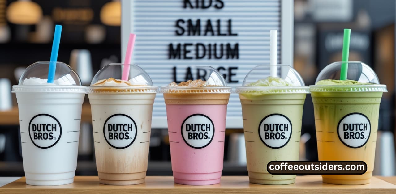 Dutch Bros Cup Sizes: My Comprehensive Guide - Coffee Outsiders